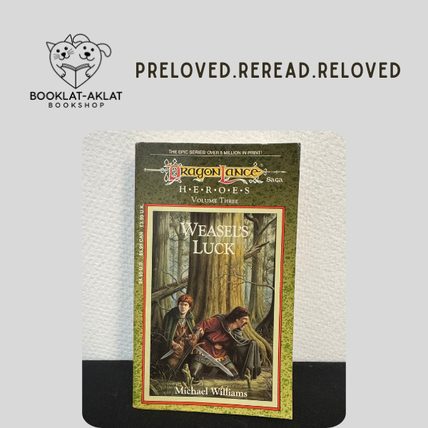 MMPB 1988 Weasel's Luck DragonLance Michael Williams Vol.3 Heroes Saga Fantasy Adventure Epic ...