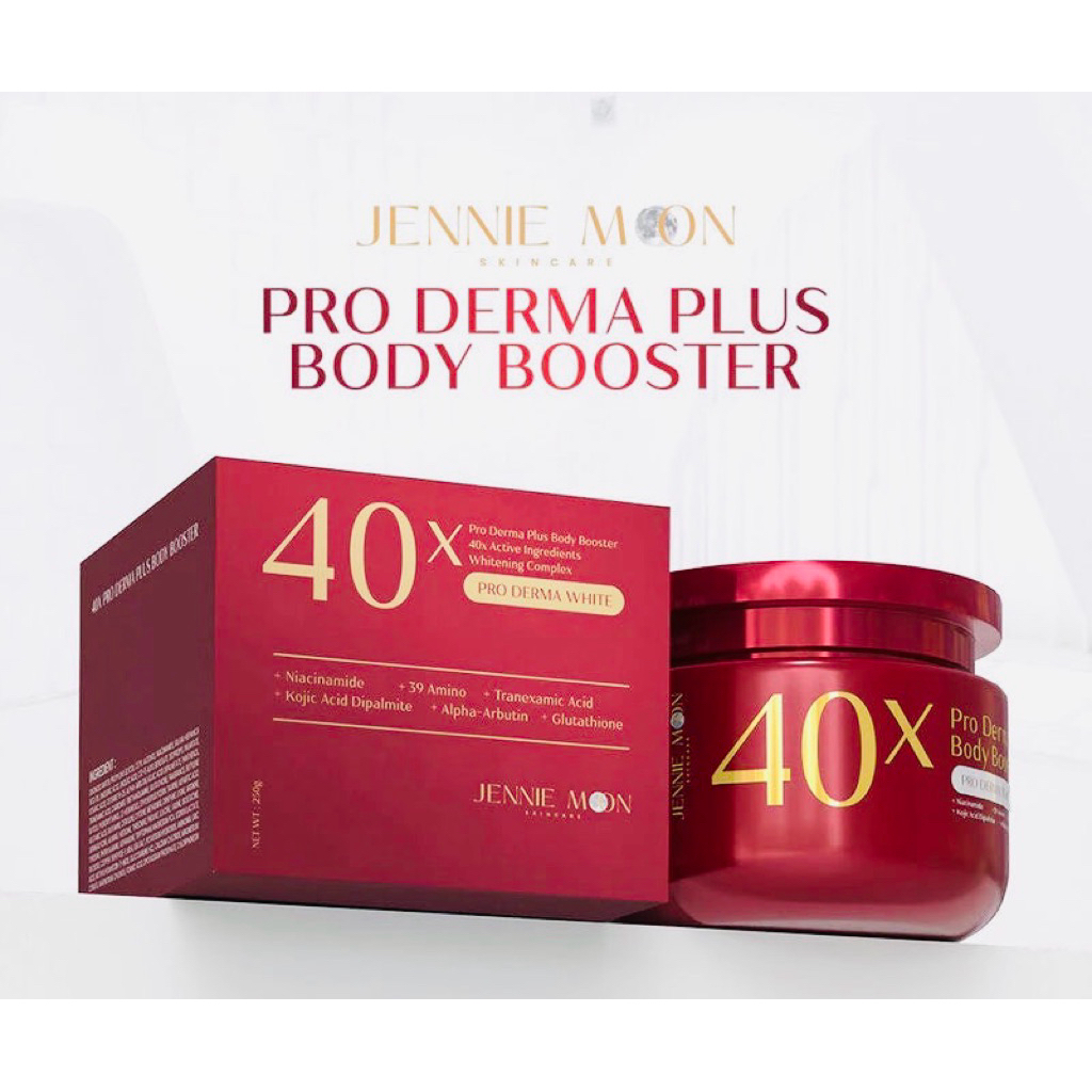JENNIE MOON 40x PRO DERMA PLUS BODY BOOSTER | Shopee Philippines