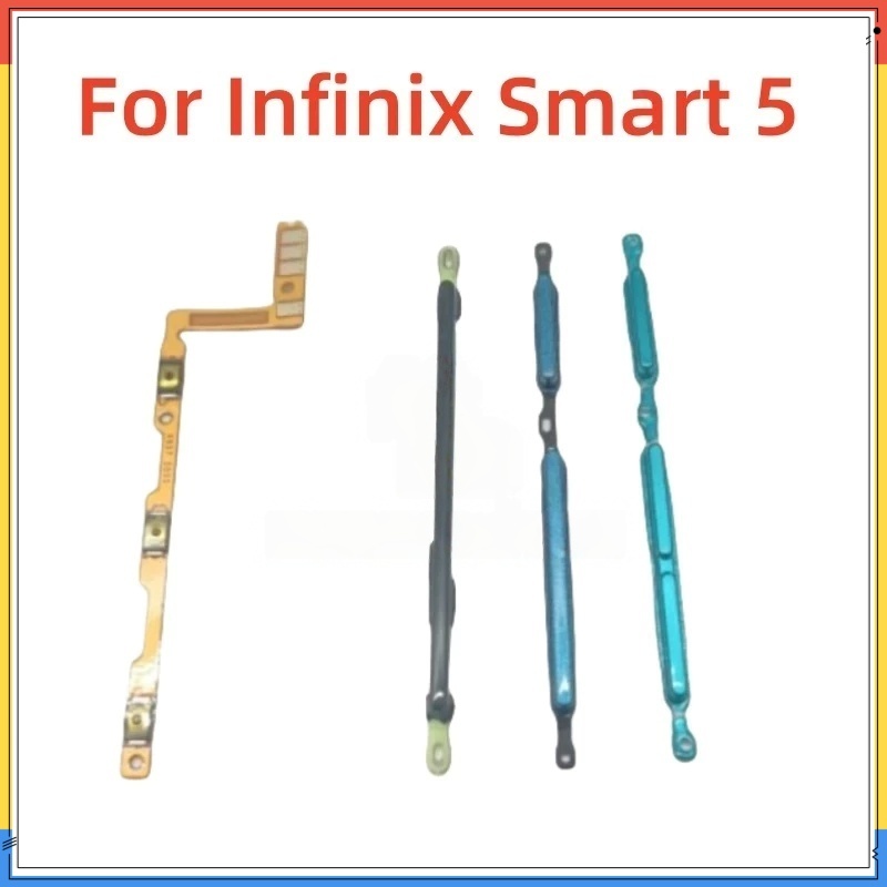 For Infinix Smart 5 X657 Power On Off Button Volume Buttons Switch Flex ...