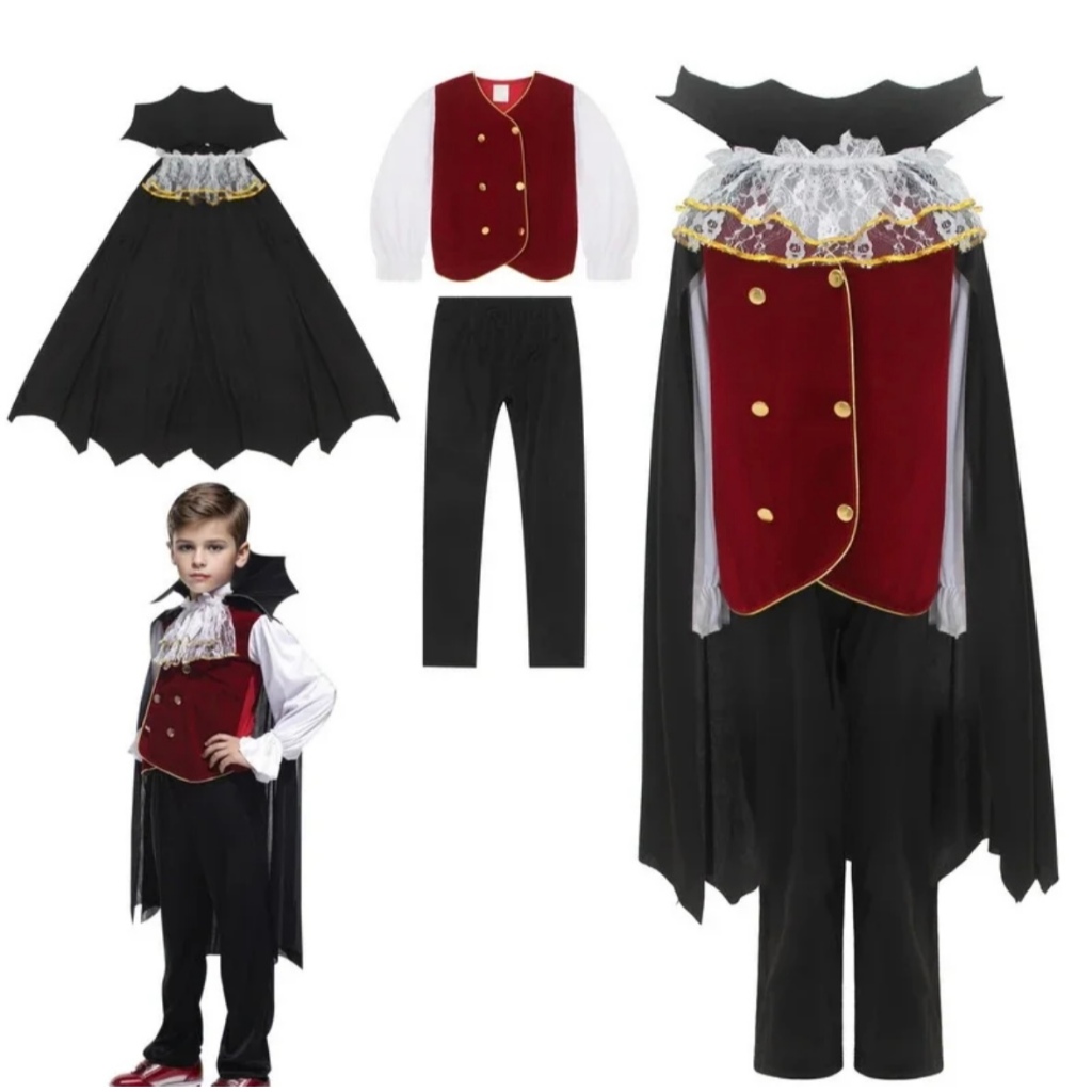 evil vampire costume for adult (fit 160-170cm) | Shopee Philippines