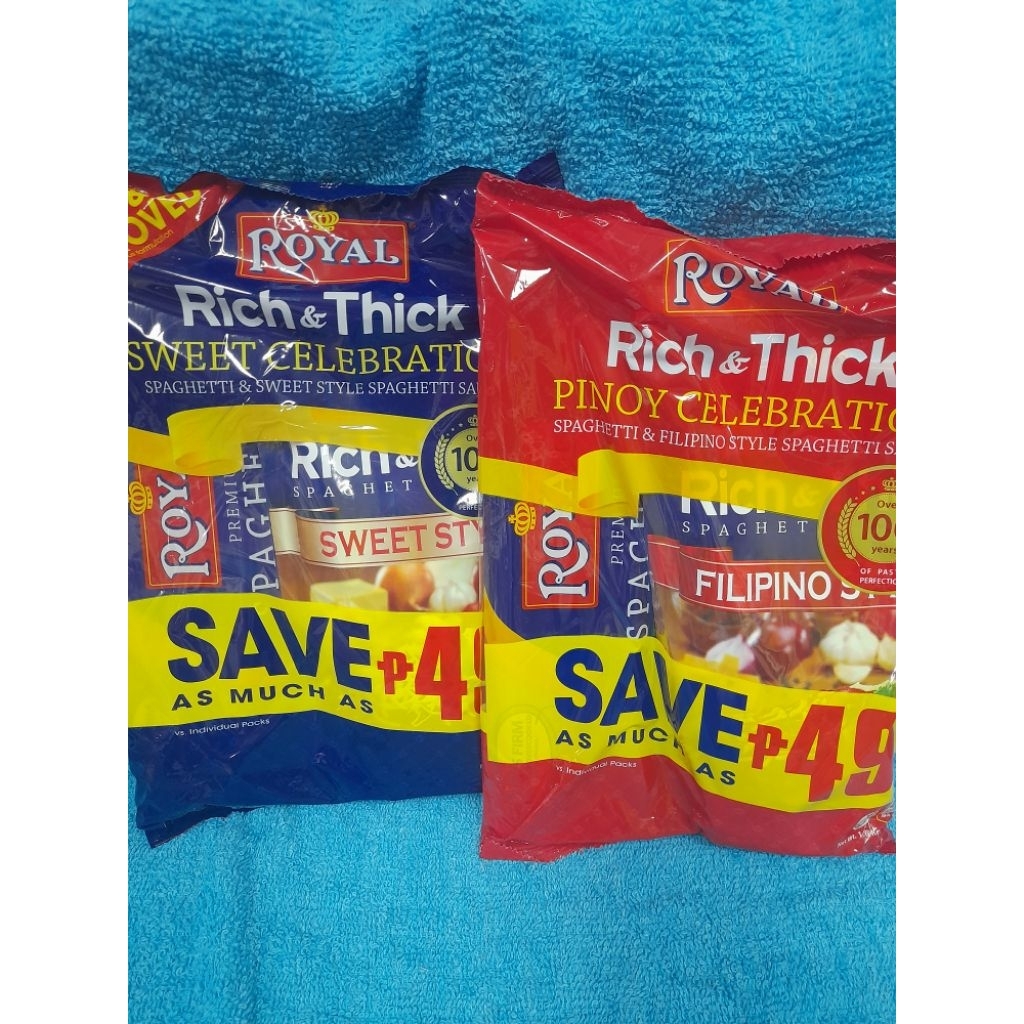 Royal Rich & Thick Spaghetti and Sweet Style Spaghetti Sauce | Shopee ...