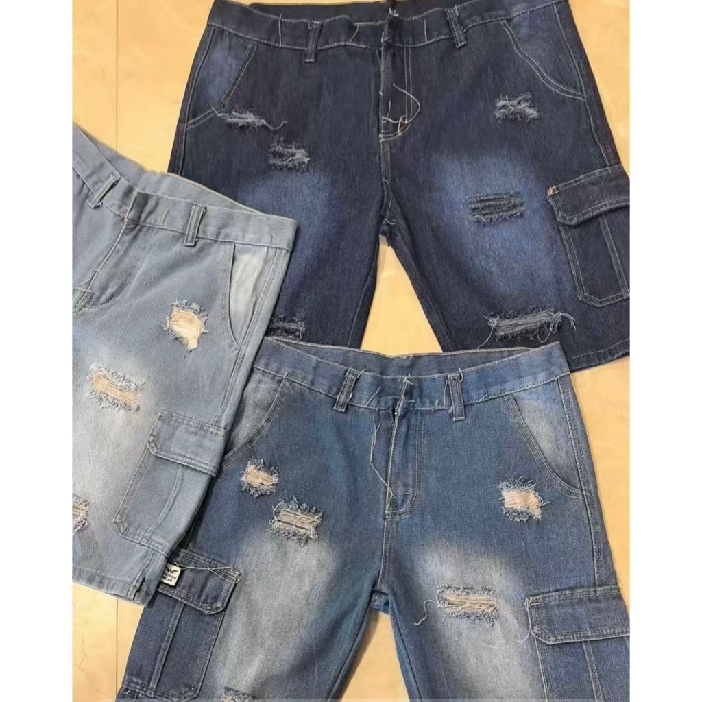 NEW ARRIVAL 6 Pocket Men's Maong Shorts 28-40 Menswear Pocket All ...