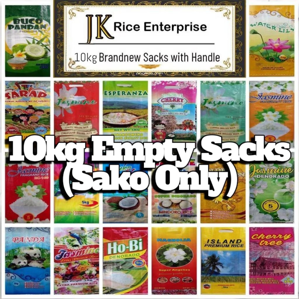 10pcs (10kg) DOUBLE LAMINATED BRAND NEW SACK (SAKO ONLY) | Shopee ...