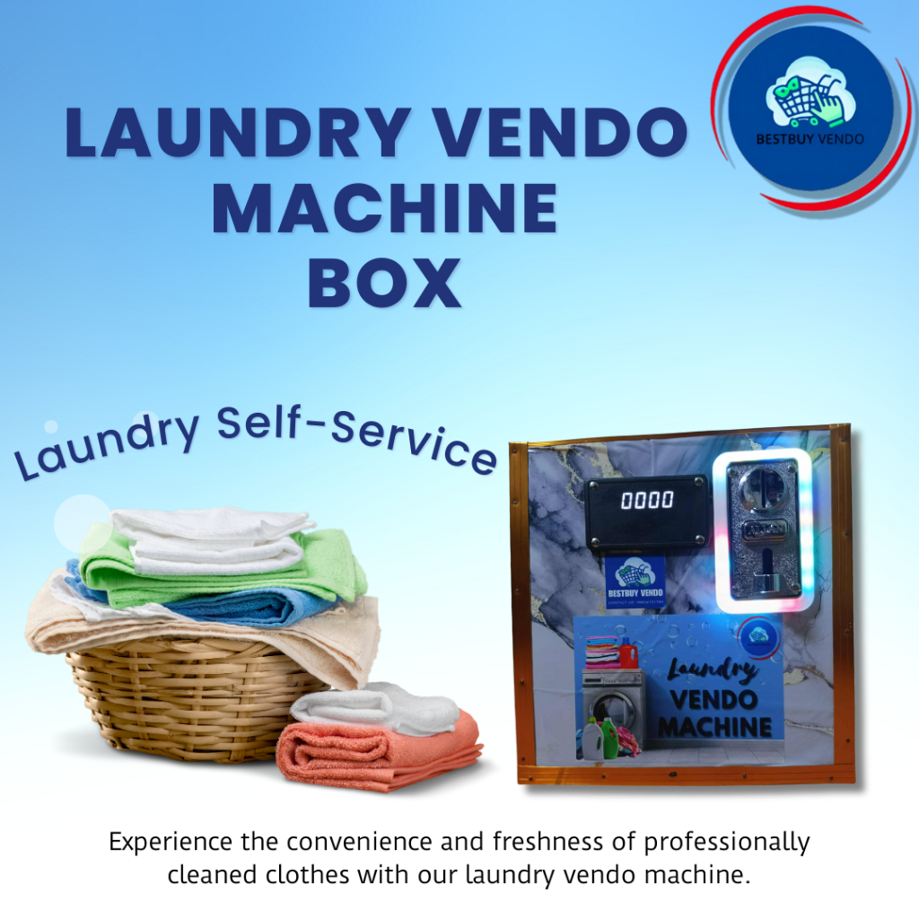 LAUNDRY VENDO MACHINE BOX Automatic Universal Coin Operated Washer All ...