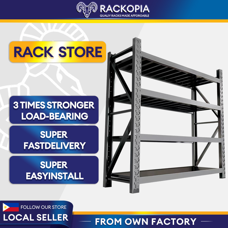 [5% Off] Metal Rack Organizer Steel Rack Shelves Heavy Duty Rack ...