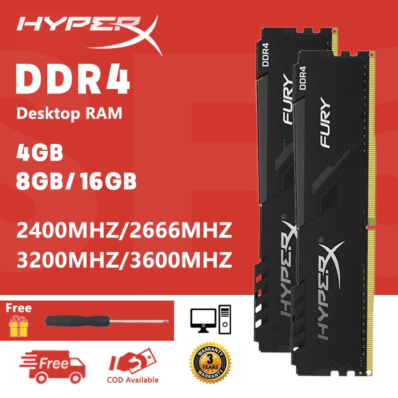 DDR4 RAM Desktop Pc 4GB 8GB 16GB 2133Mhz 2400Mhz 2666Mhz 3200Mhz DIMM Game Memory Pc Ram ...