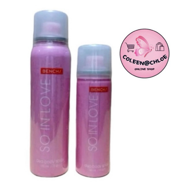 bench so in love perfume 100ml&50ml | Shopee Philippines