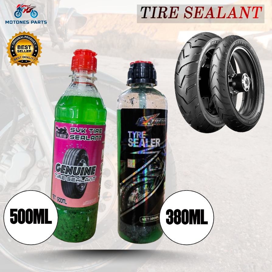 Tire Sealant / Tire sealer 380ml ANTI FLAT for tubeless tire | Shopee ...