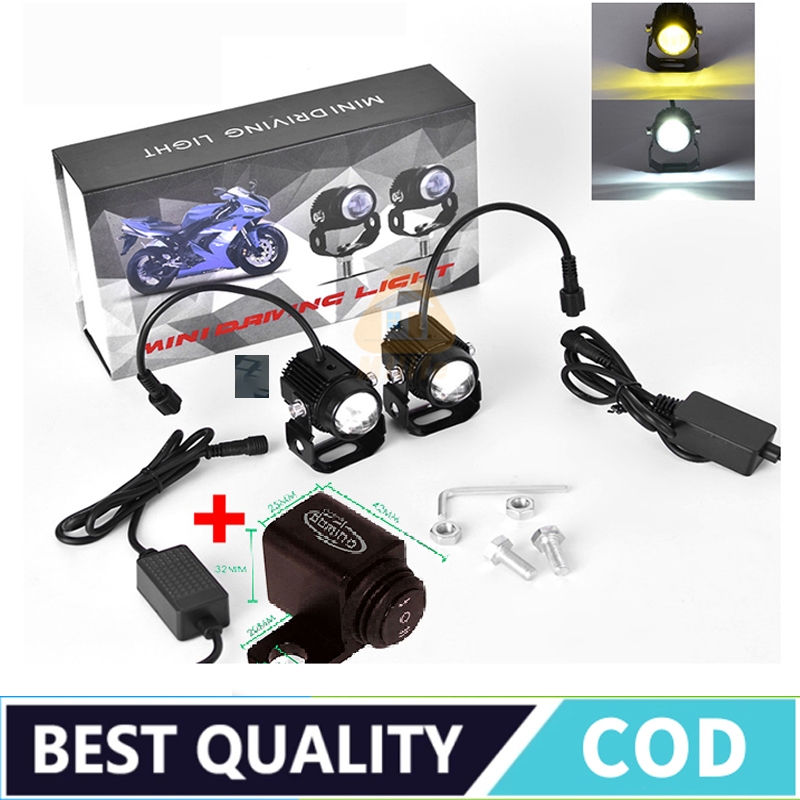 2pcs 60w super bright mini driving light set led lights motorcycle ...