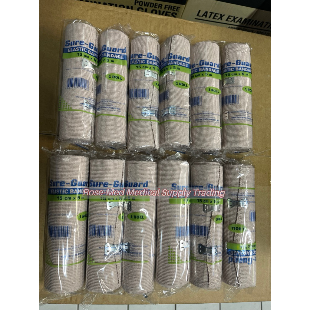 (SURE-GUARD ELASTIC BANDAGE [2x5, 3x5, 4x5’ and 6x5)[sold per roll ...