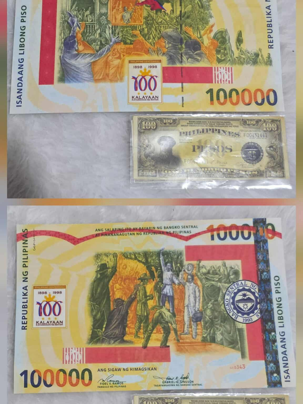 100K BSP*RARE NOTES WITH CERTIFICATE Hobbies & Collections Collectible ...