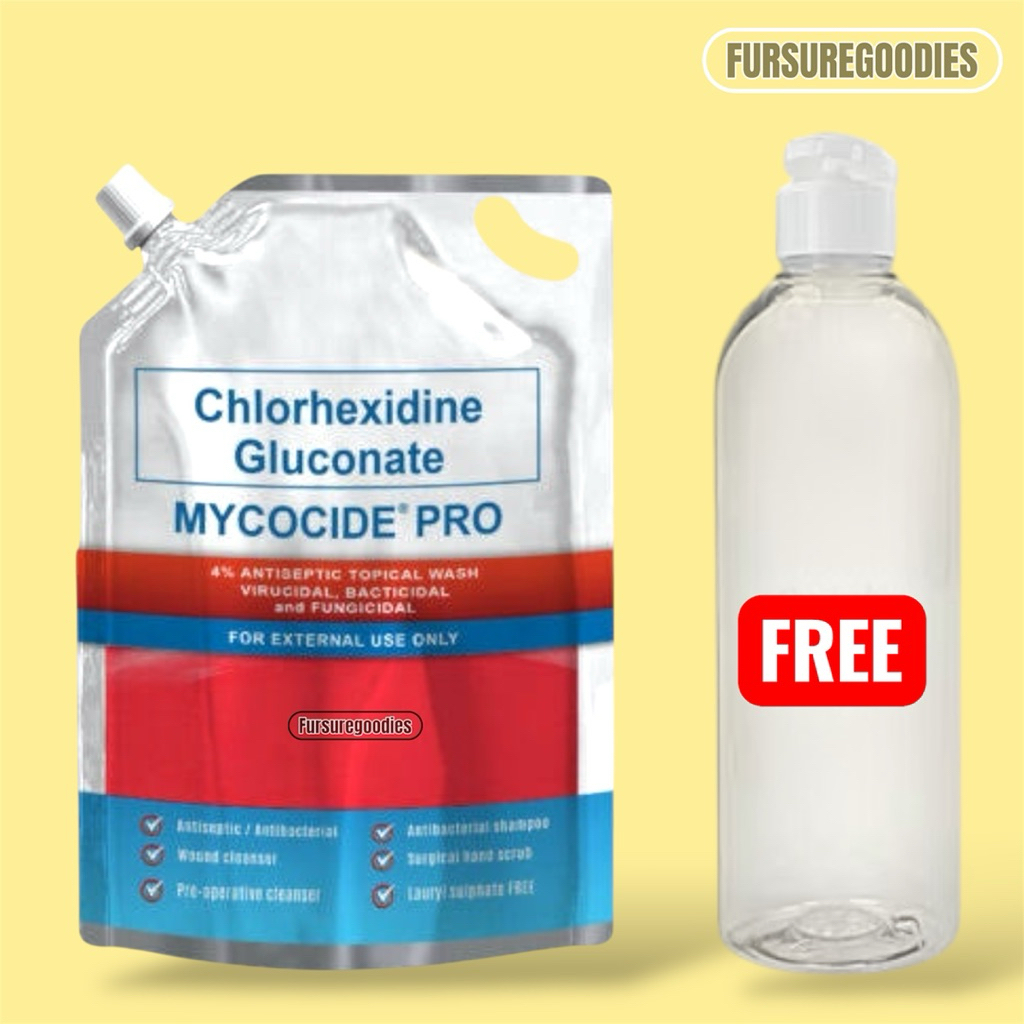 Mycocide Pro Chlorhexidine Gloconate Antibacterial 1000ml | Shopee ...