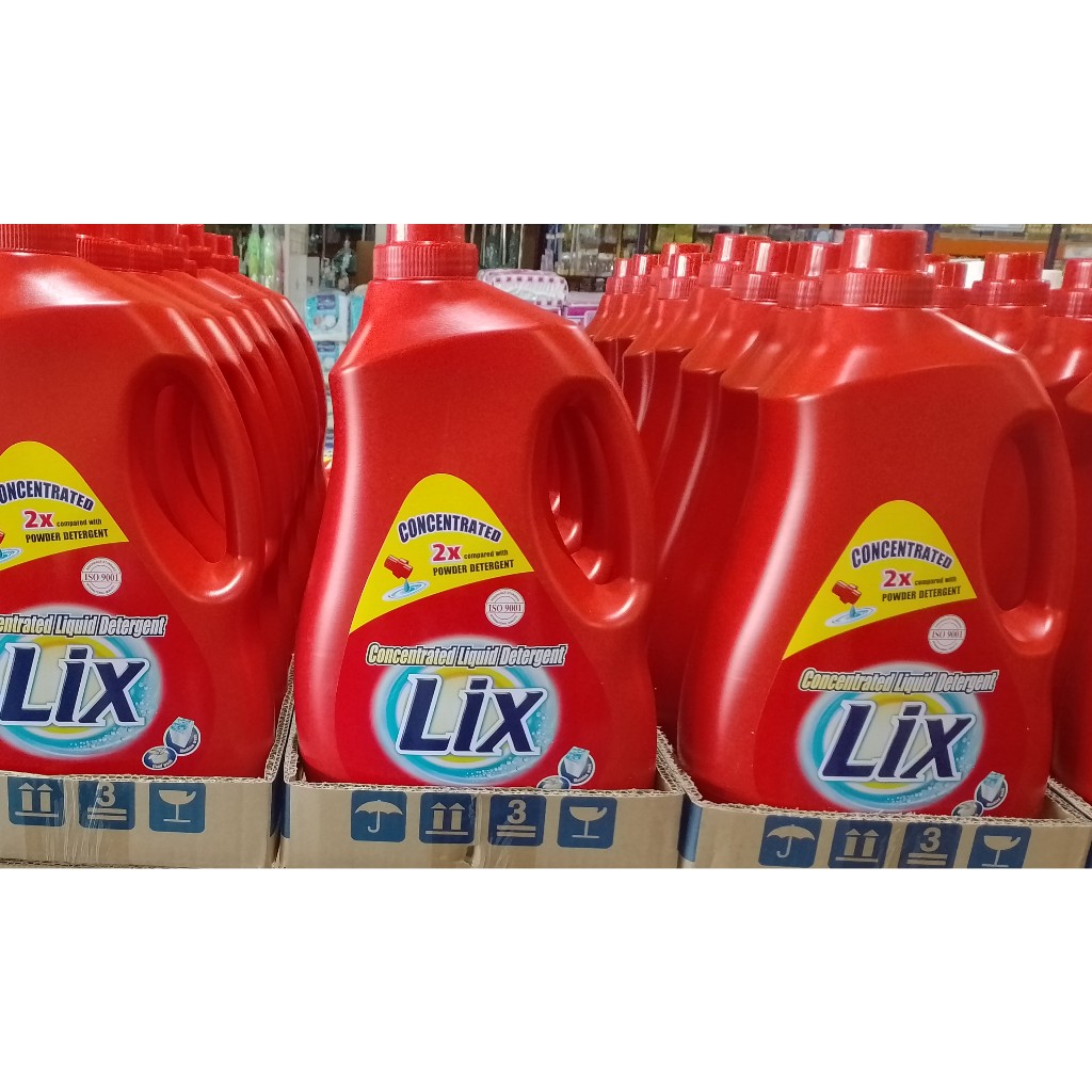 LIX Concentrated / Perfume Release Liquid Detergent 4kg | Shopee ...
