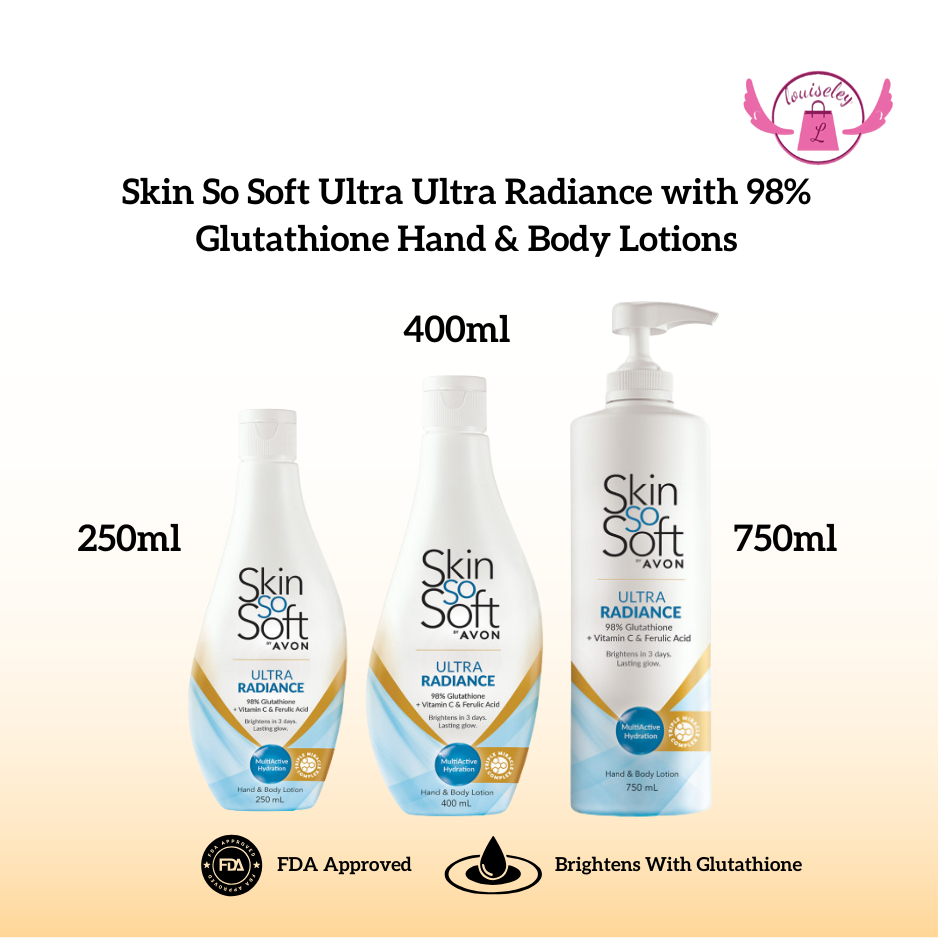 Skin So Soft Ultra Radiance with 98% Glutathione Hand & Body Lotion ...