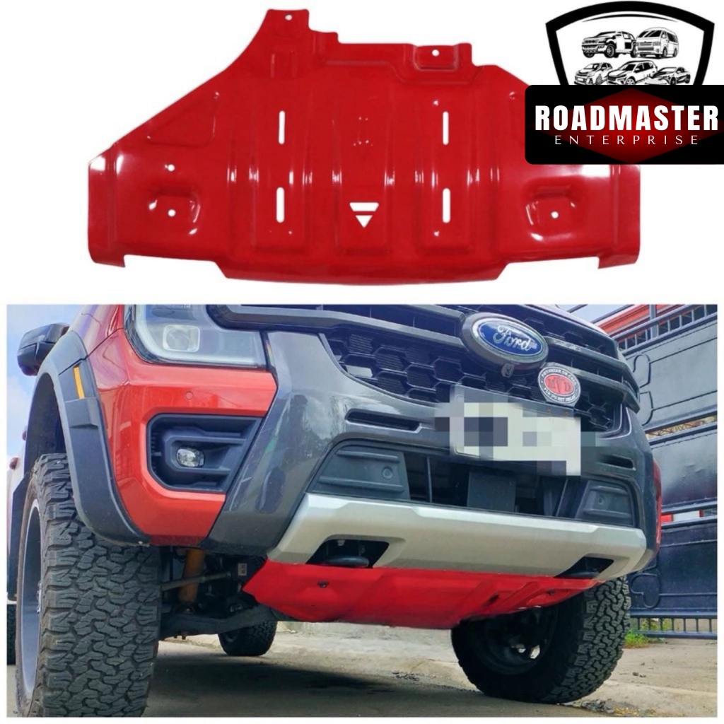 Ford Ranger 2016 to 2026 RED engine skidplate / Skid Plate Undercover ...