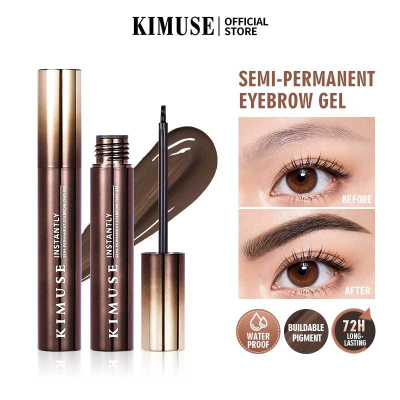 KIMUSE 72H Eyebrow Tint Gel Instantly Semi-Permanent Waterproof Long ...