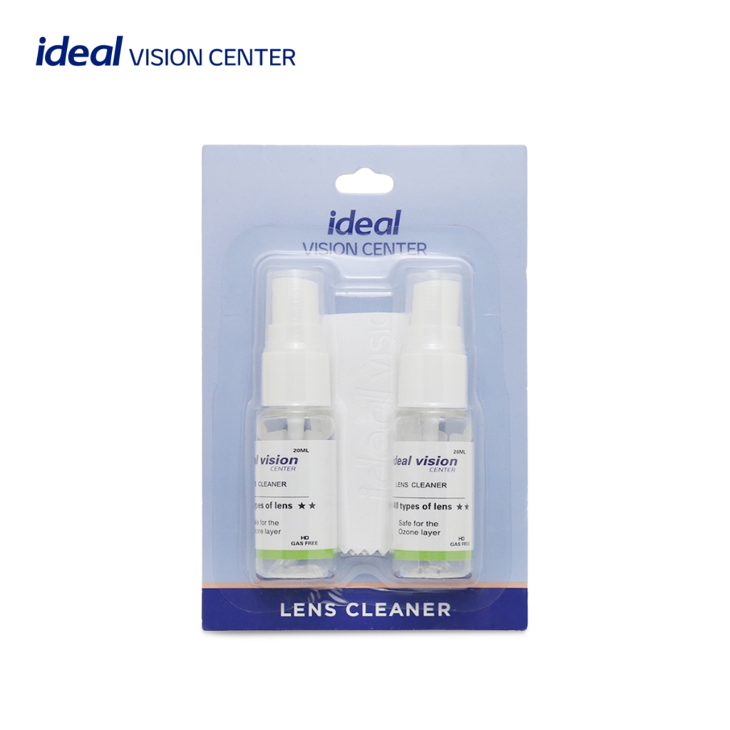 Ideal Vision Center 2 Bottle Lens Spray 20ml (With Free Wiper) | Shopee ...