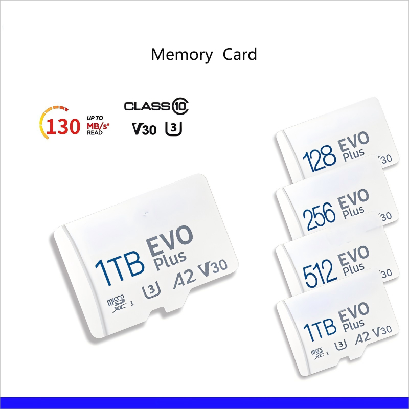 100% Original EVO PLUS 128GB 256GB 512GB 1TB Micro SD Card U3 V30 A2 ...