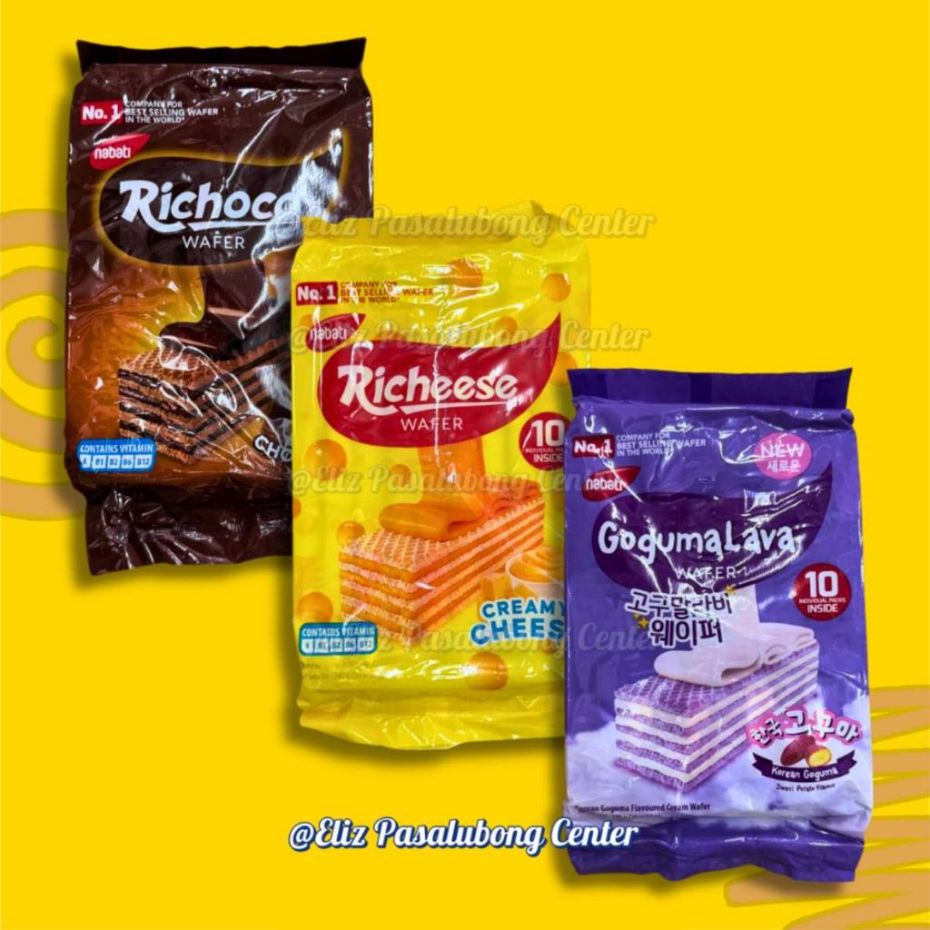 (NABATI) RICHOCO, RECHEESE, GOGUMALAVA - 10PCS INSIDE | Shopee Philippines