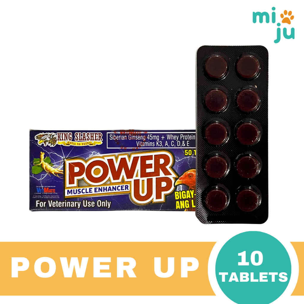 King Slasher Power Up (10 Tablets) - For Animal Use | Shopee Philippines
