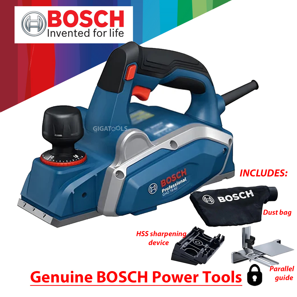 Bosch GHO 16-82 Professional Planer with Dust Bag ( 600W ) | Shopee ...
