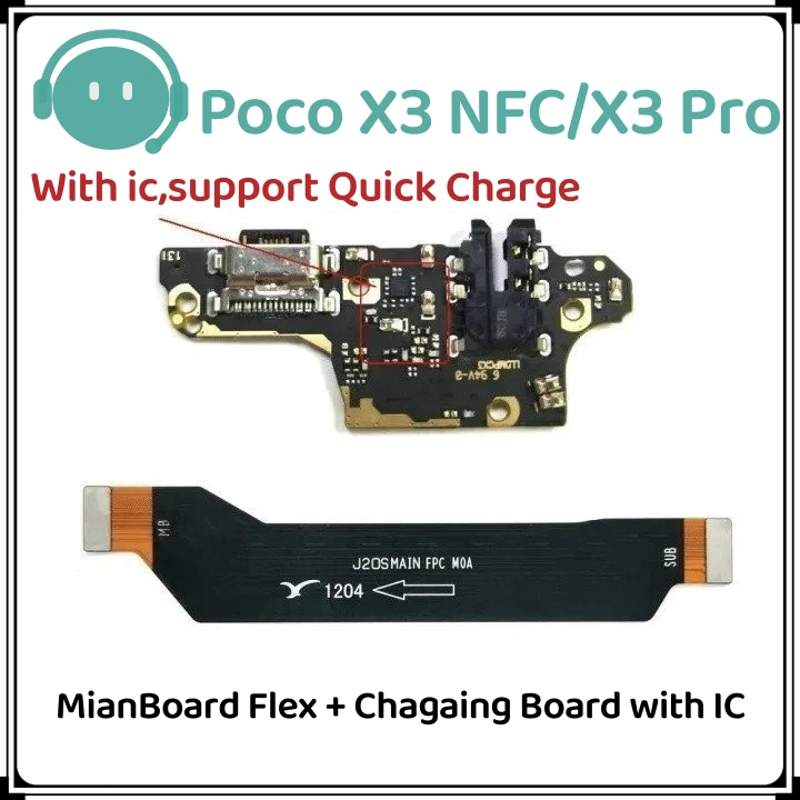 USB Board Charger Charging Dock Port Connector Flex Cable For Xiaomi ...