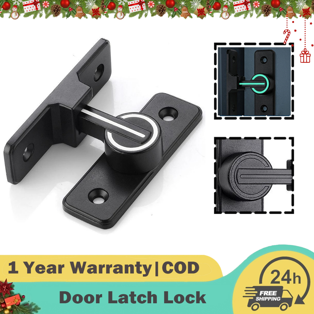 Free Punch Luminous Door Latch Lock for Sliding Door 90° Sliding Door ...