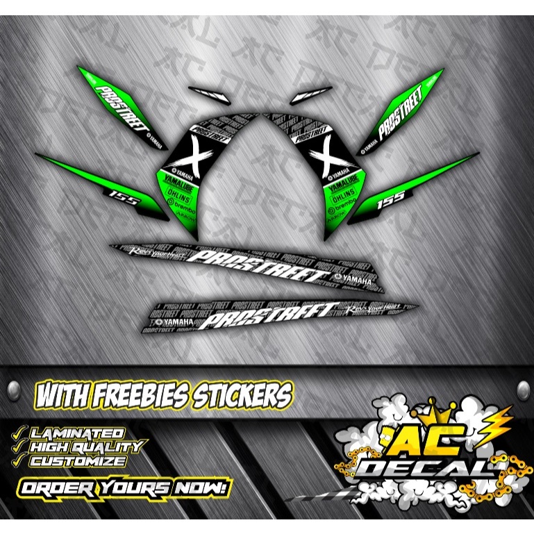 AEROX V2 PRO STREET DECAL | Shopee Philippines