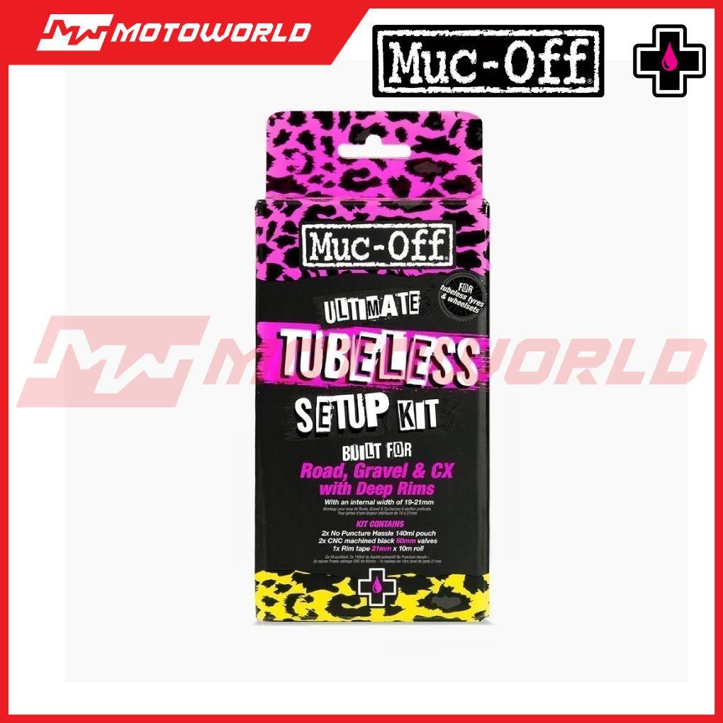 MUC-OFF BIKE ULTIMATE TUBELESS SETUP KIT | Shopee Philippines