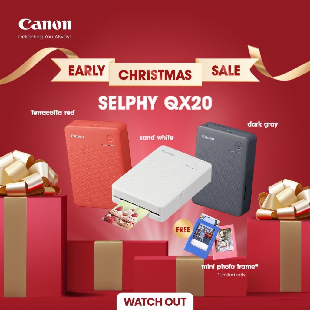 Canon Photo Printer SELPHY QX20 USB Type C Wi-Fi 287x287 DPI Print ...