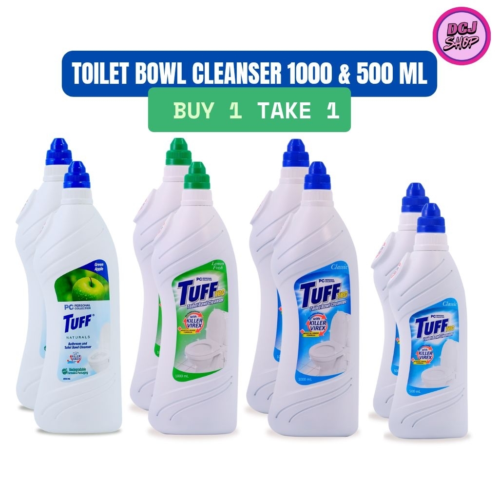 DCJ SHOP Tuff TBC Bathroom & Toilet Bowl Cleanser 500mL/1000mL - Buy 1 ...