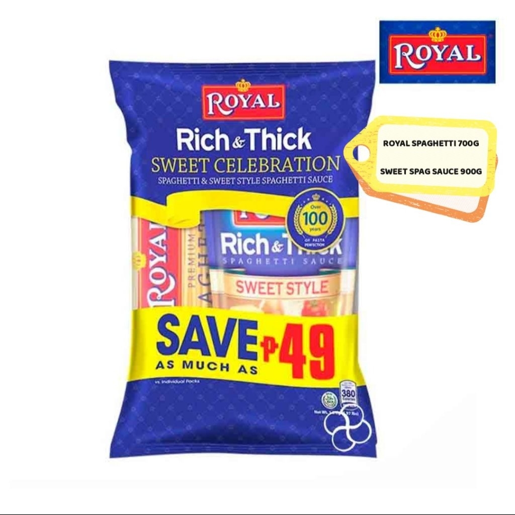 ROYAL SWEET STYLE.SPAGHETTI BUNDLE 700G | Shopee Philippines