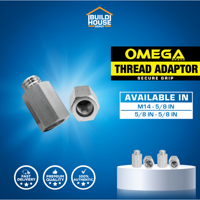 OMEGA Thread Adaptor (Heavy Duty Adaptor for Double-Sided Wool Buffing ...