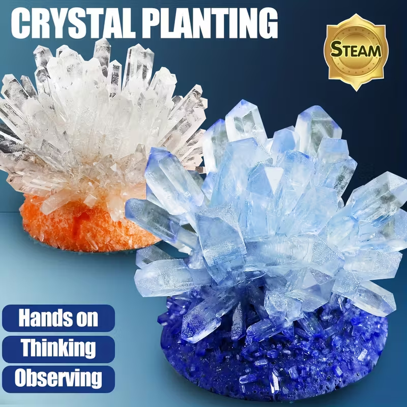 DIY crystal planting children's educational toy student science crystal ...