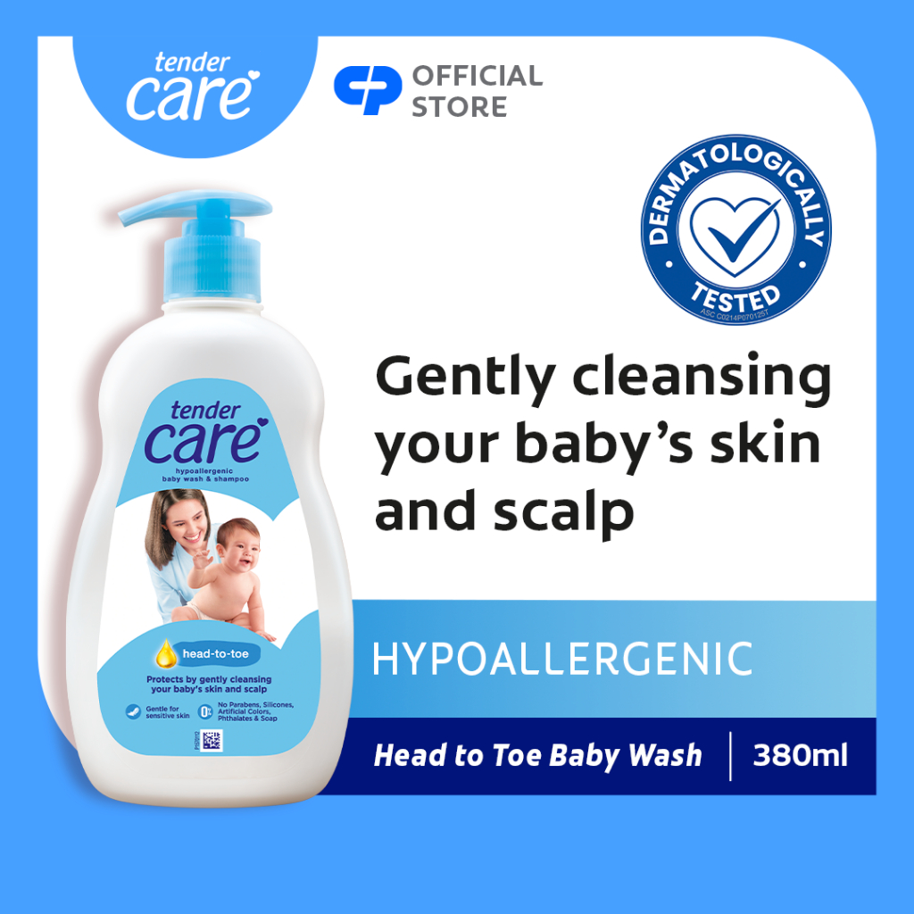 Tender Care Head to Toe Baby Wash & Shampoo - Hypoallergenic ...