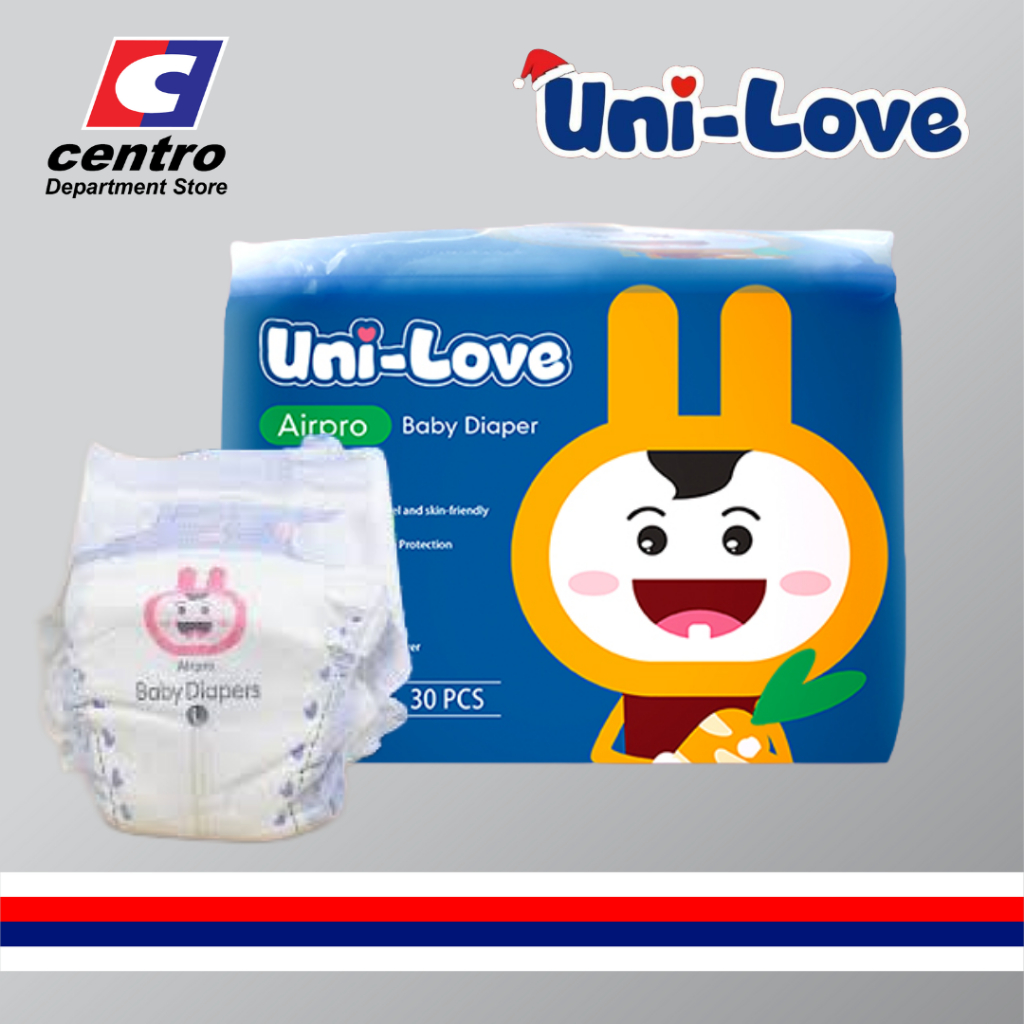 UniLove Airpro Baby Diaper 30's (NB/Small) | Shopee Philippines
