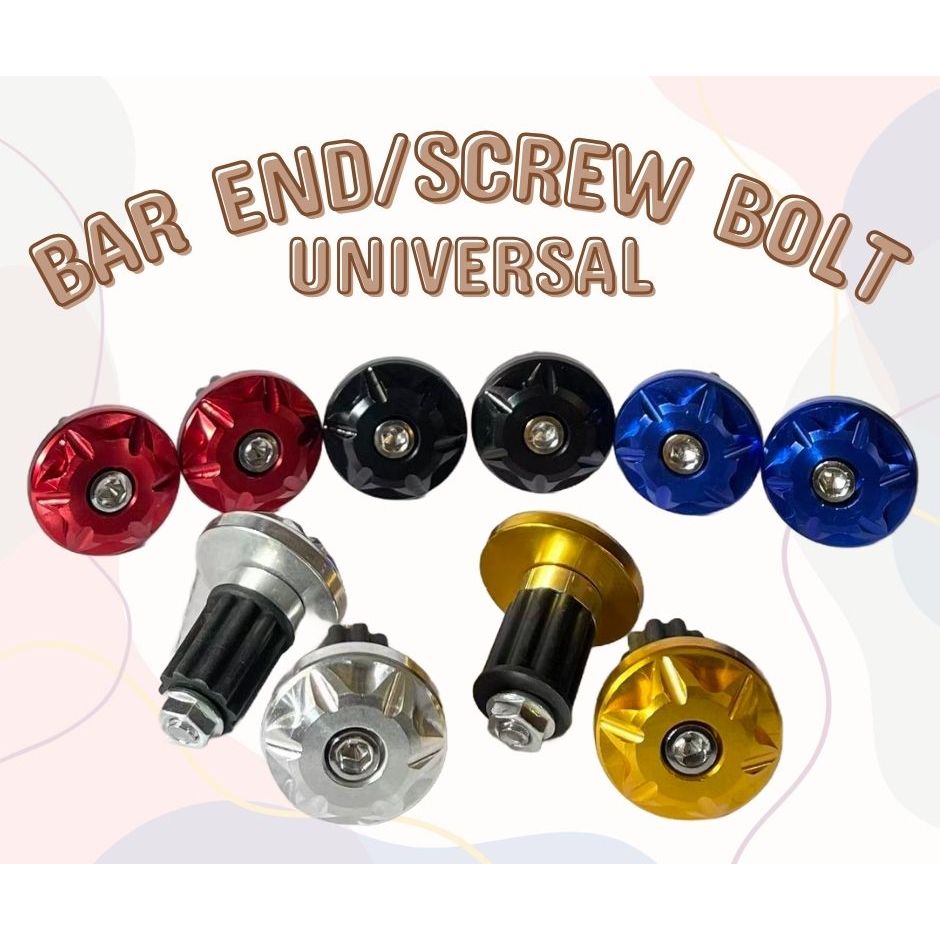 KARZTEC Bar End/Screw Bolt Universal Accessories (1Pair) | Shopee ...