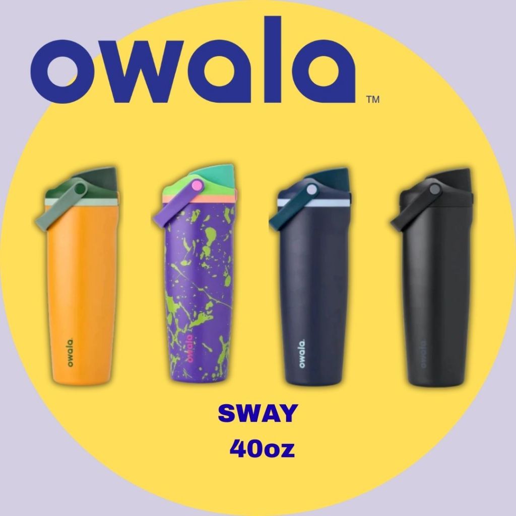 Owala 40oz Sway Tumbler Stainless Steel Water Bottle Hot and Cold ...