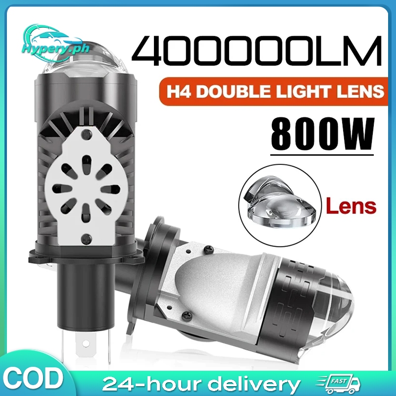 2PCS 100% Original H4 Led Projector Mini Lens Bi Led Lens 400000LM ...