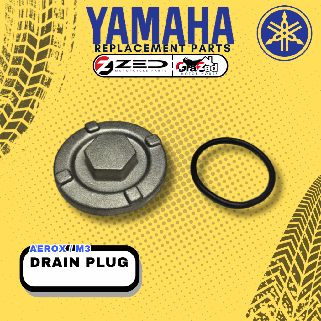 Oil Drain Plug with O-Ring Yamaha Mio i125, Soul i125, Aerox V1/V2 ...