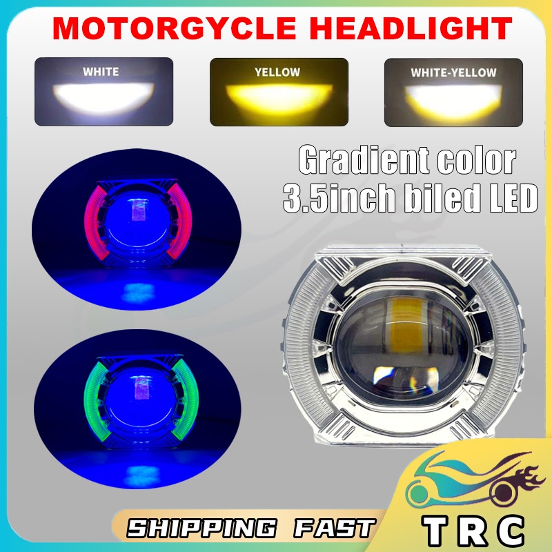 Motorcycle Headlight 3.5 Inch LED Projector Lamp 40W High Power LED ...