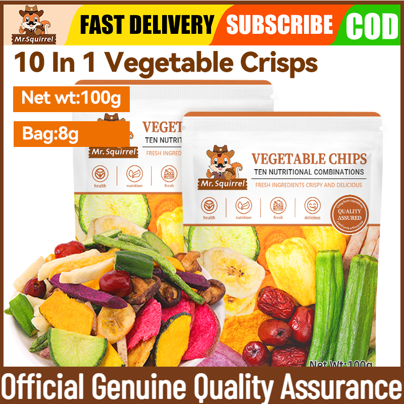 Mr Squirrel 500g Vegetable Chips 12 in 1 Dried Fruits and Vegetables ...