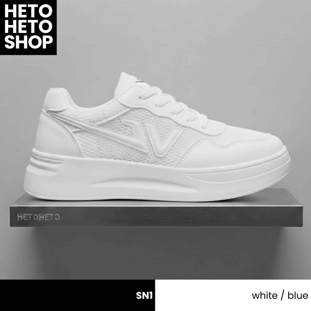 Heto Snow 1 Women’s Sneakers Classic White Minimalist Style Comfortable ...