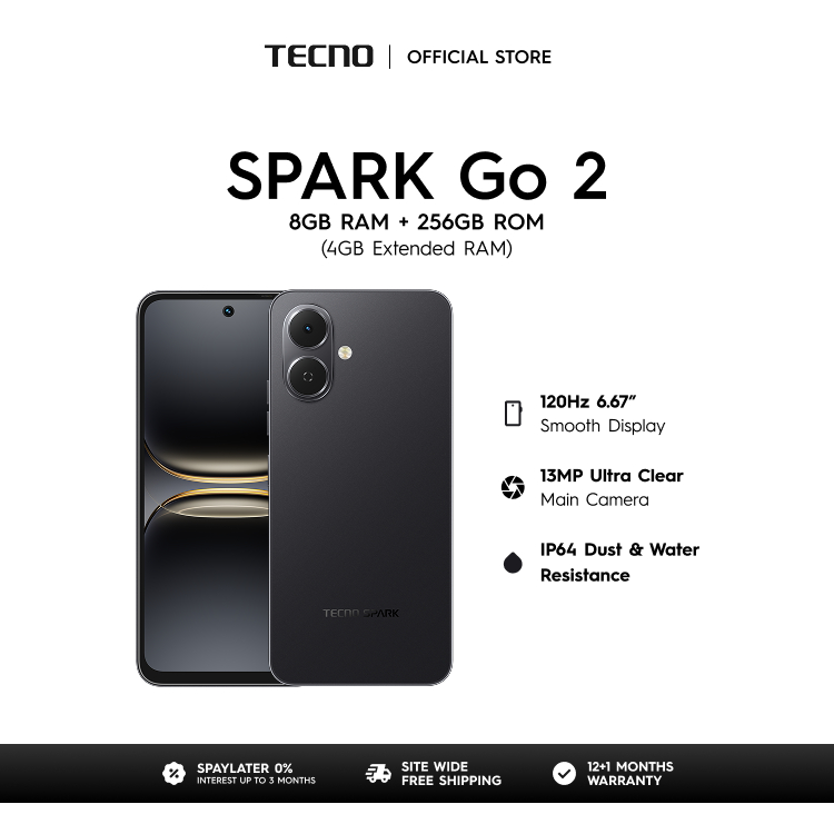 [NEW] TECNO SPARK GO 2 | Unisoc T7250 | 120Hz, 6.67''Smooth Display ...