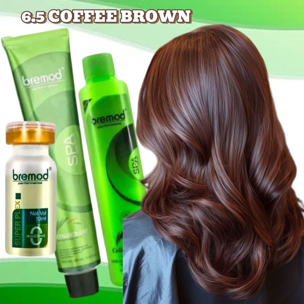 Coffee Brown 6.5 Bremod Performance Hair Color Set 100ml | Shopee ...