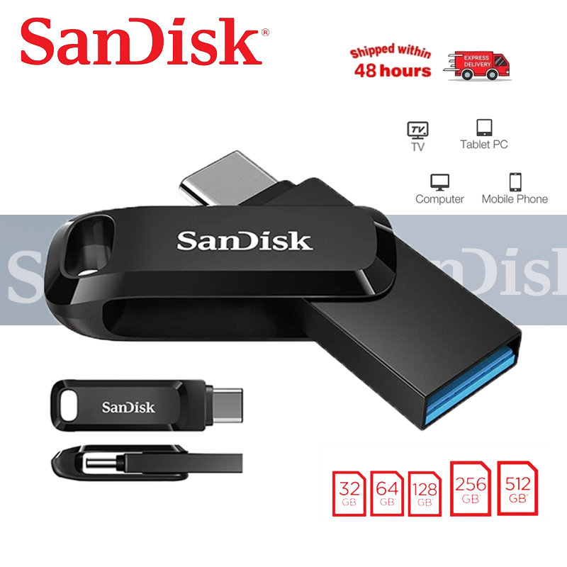 Ultra 32GB-512GB OTG Ultra Dual Drive Go USB 3.1 and Type-C OTG USB ...