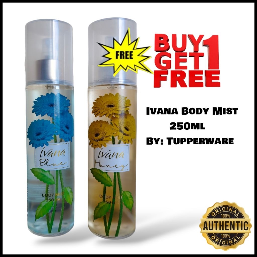 Tupperware Womens Body Mist Ivana Collection | Shopee Philippines