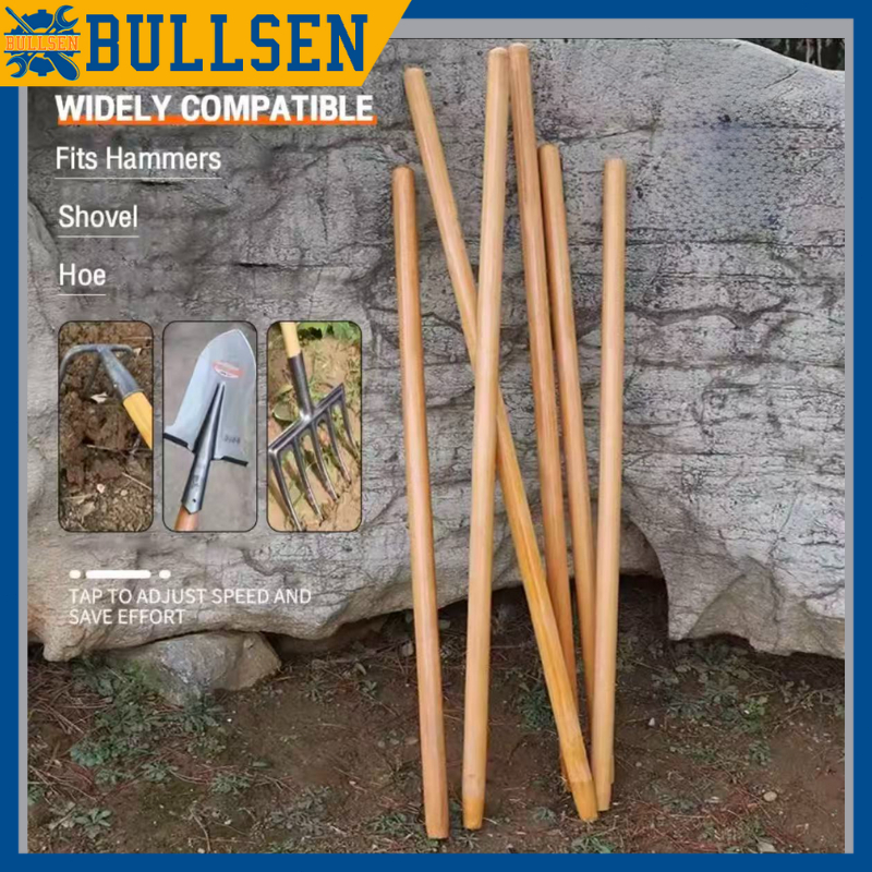 Wooden stick gardening tools shovel handle round wooden handle hoe ...