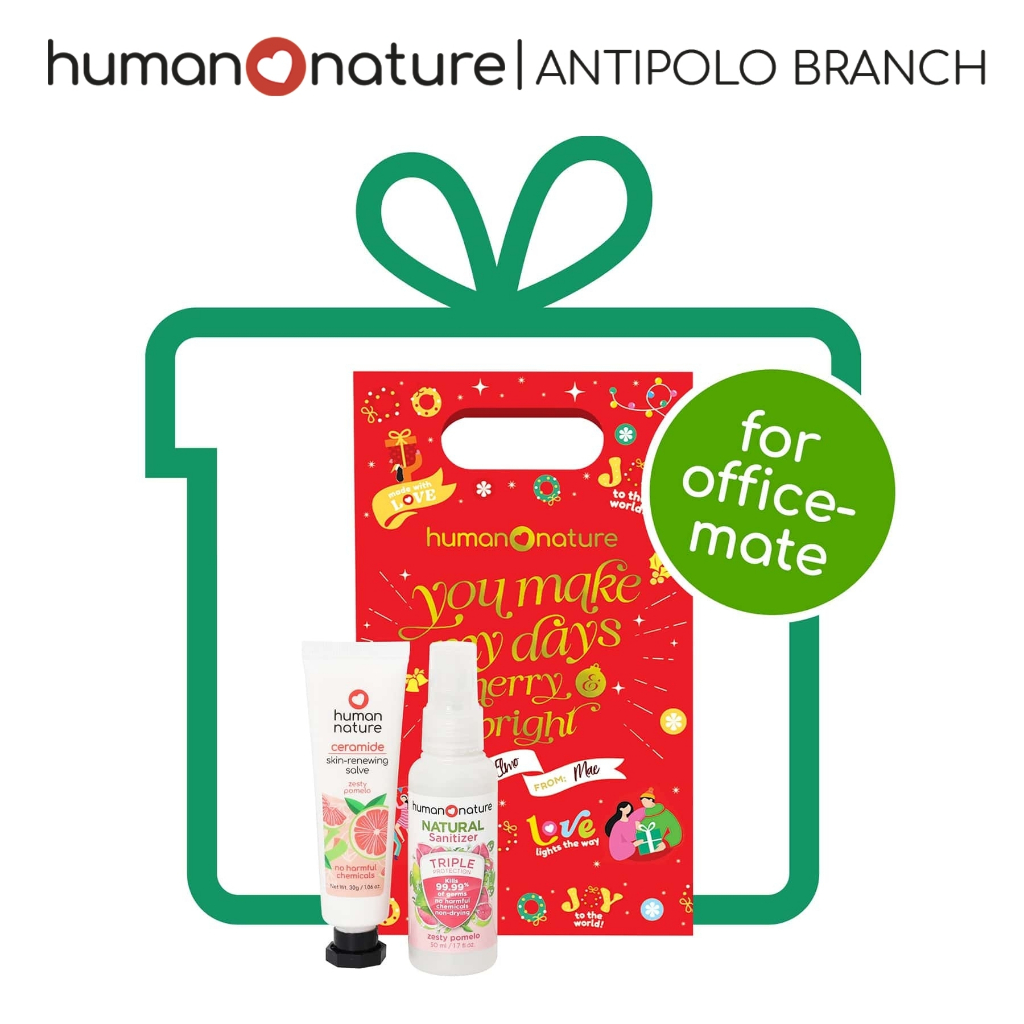 Human Nature Zesty Hand Besties Christmas Gift Set (Hand & Foot Salve ...
