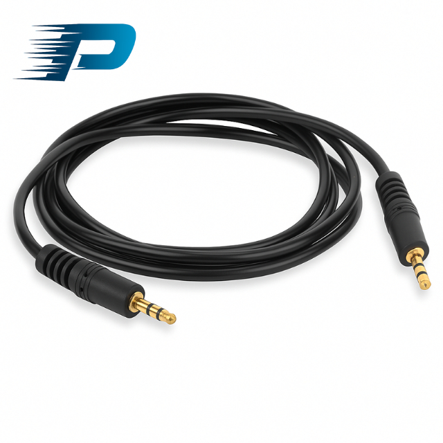 1.5M Audio Cable Jack to Jack 3.5mm Hi-Fi Sound Stereo Male to Male Aux ...